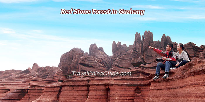 2 Days Guided Tour from Zhangjiajie to Guzhang Red Stone Forest