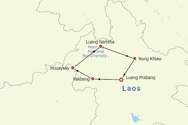 10 Days Private Laos Tour Itinerary from Luang Prabang to Pakbeng…