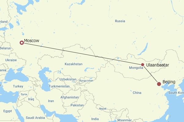 15 Days Moscow to Beijing Train Tour Package via Ulaanbaatar