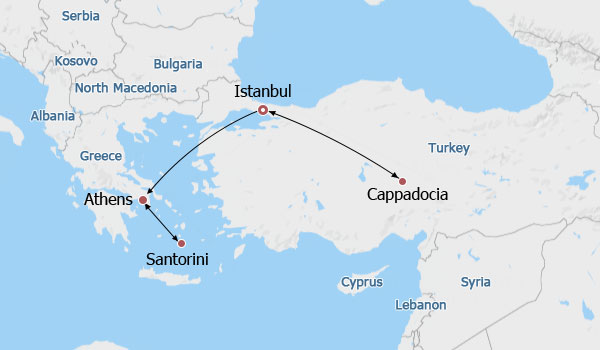 12 Day Turkey & Greece Tour Itinerary: Istanbul, Cappadocia, Athens...