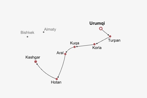12 Days Private South Xinjiang Tour to Hotan, Kashgar...