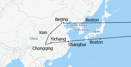 China Tour Packages from USA: New York, San Francisco, Los Angeles